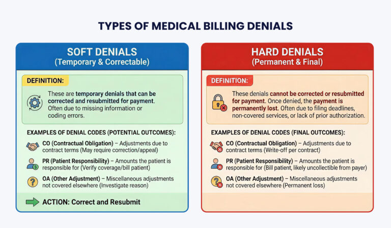 Top 5 Denial Codes Small Practices Struggle With (CO-16, CO-50, PR-49)